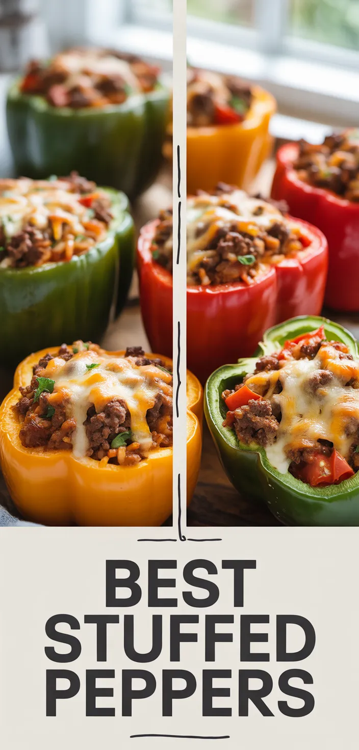 Best Stuffed Peppers Recipe - blissfulbitesrecipes.com