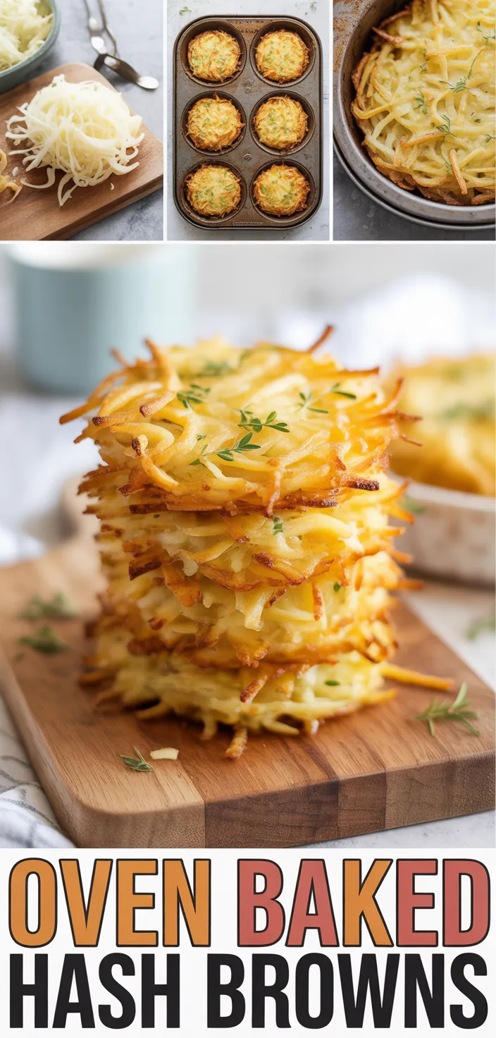 Oven Baked Hash Browns Recipe - blissfulbitesrecipes.com