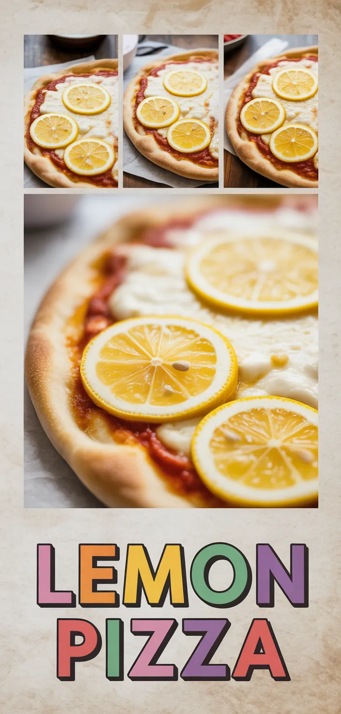 Lemon Pizza Recipe - blissfulbitesrecipes.com