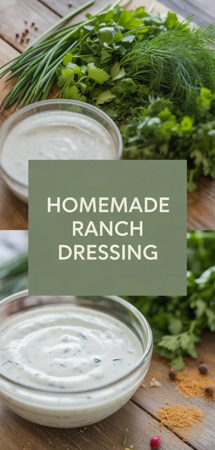 The Best Homemade Ranch Salad Dressing Recipe - blissfulbitesrecipes.com